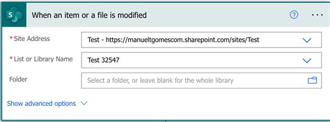 Power Automate Sharepoint When An Item Or A File Is Modified Trigger Manuel T Gomes