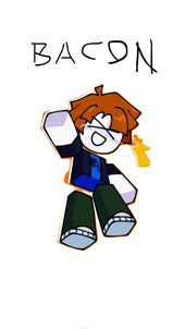 Roblox Bacon Hair Fanart