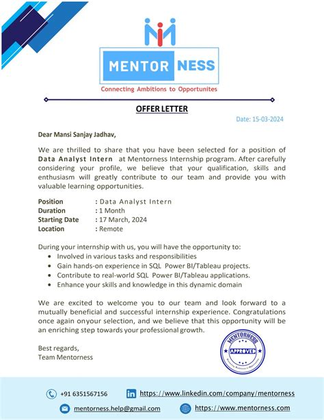 Mansi Jadhav On Linkedin Dataanalyst Sql Excel Powerbi Internship