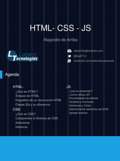 Html Css Js Pdf Pdf Hojas De Estilo En Cascada Html