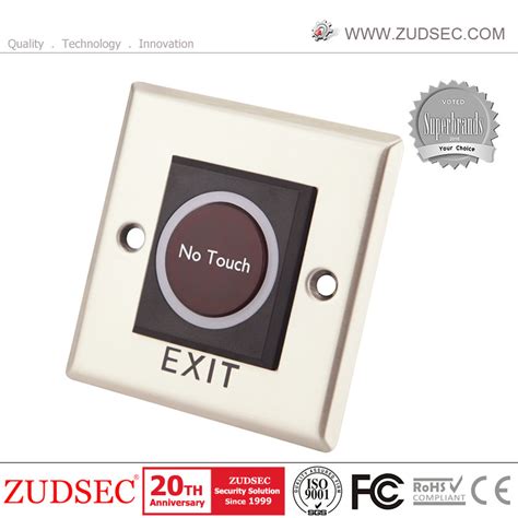 Infrared Sensor No Touch Door Exit Button For Access Control China Exit Button And Door