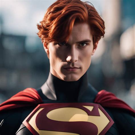 A Young Superman With Red Hair By Neghiri On Deviantart