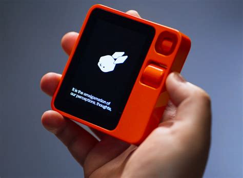rabbit releases r1 an ai walkie talkie that can plan itinerary order