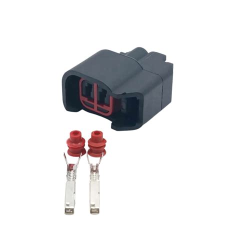 Ev6 Ev14 For Denso Injector Connector Plug 2 Pin Female Kit Terminals