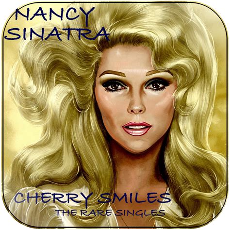 Nancy Sinatra Cherry Smiles The Rare Singles Album Cover Sticker