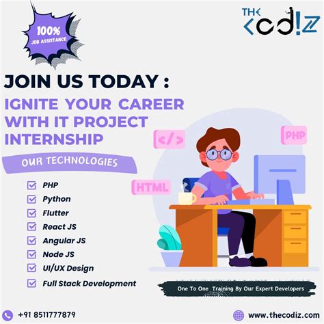 the codiz on linkedin intern internships training itproject