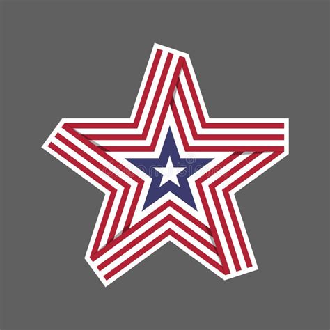 Usa Flag Shield Icon Logo Stock Vector Illustration Of Politics