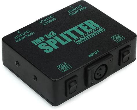 Whirlwind Sp1x3 1 In 3 Out Microphone Splitter 5 Pack Reverb