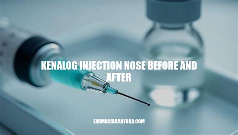 Kenalog Injection Nose Before And After A Comprehensive Guide