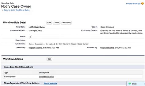 Case Management Notify Case Owner On Creation Of A Case Comment Via