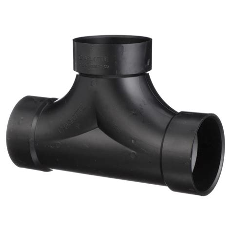 Charlotte Pipe Abs004480800 4 In Hub X 4 In Dia Hub Abs Flush