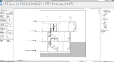 House Villa 3 Storey Revit Project 3d Model Animated Cgtrader