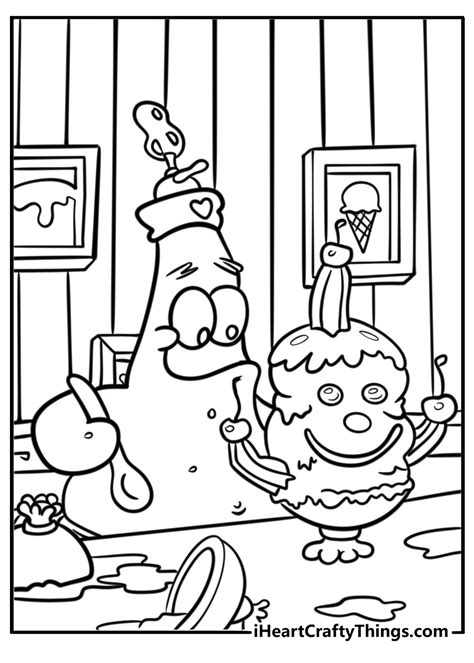Spongebob And Patrick Best Friends Coloring Pages Printable Infoupdate Org