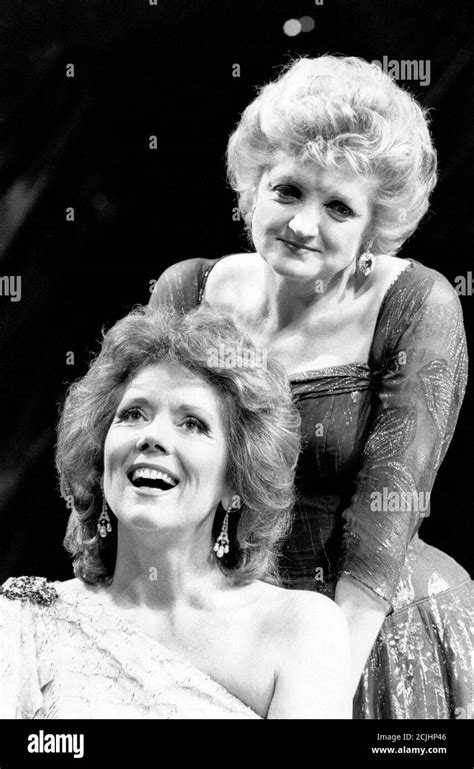 Diana Rigg Phyllis Stone Julia Mckenzie Sally Plummer In Follies At The Shaftesbury Theatre