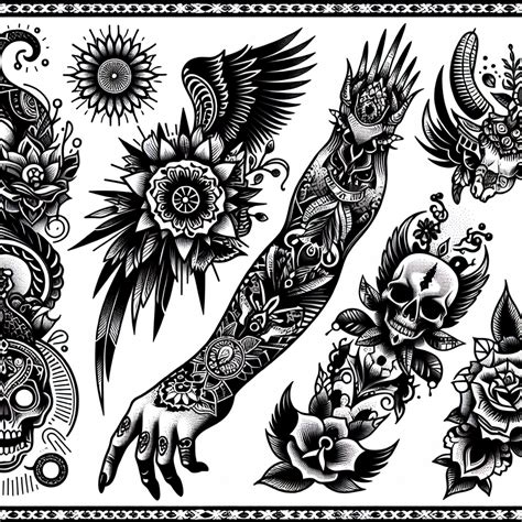 Black And White Tattoos Timeless Art Without Color