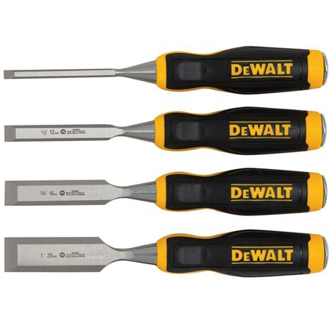 Dewalt Wood Chisel Set 4 Piece Dwht16063 The Home Depot