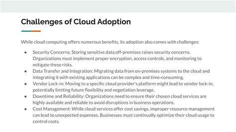 Leveraging Cloud Computing For Seamless Digital Transformation Ppt