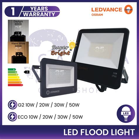 Osram Led Flood Light Outdoor Spotlight W W W W Clear Surface Frosted Surface Outdoor