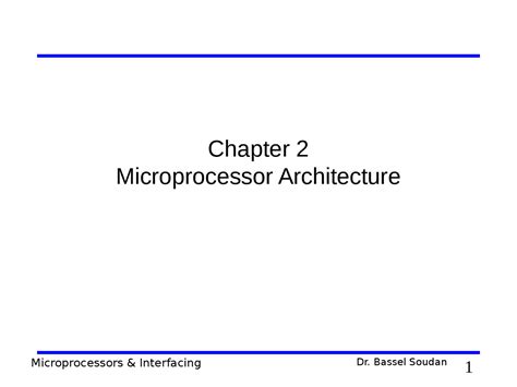 Microprocessor And Architecture Lecture Notes Microprocessors Docsity