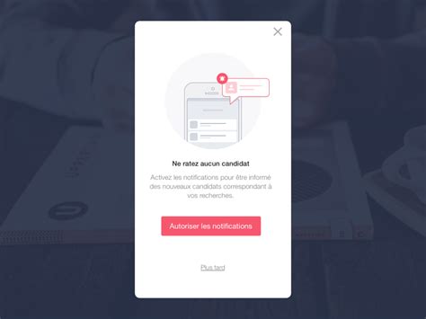 Push Notifications Request By Noémie M Rivière On Dribbble