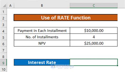 How To Calculate Discount Rate For NPV In Excel 3 Useful Methods