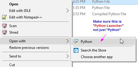 How To Ensure Python Script Runs By Double Clicking On Windows Os Stack Overflow