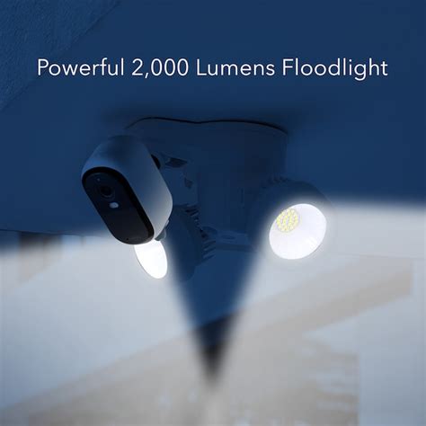 Wasserstein 3 In 1 Floodlight Charger And Mount White Accessory Kit