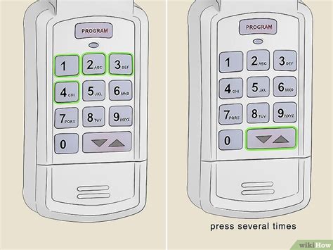 Program A Genie Garage Door Opener Remote Keypad