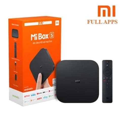 Jual Xiaomi Mi Box S Mi Box 4 International 4K Ultra HDR Android TV Box FULL APPS Di Seller