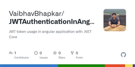 GitHub VaibhavBhapkar JWTAuthenticationInAngular Example JWT Token Usage In Angular