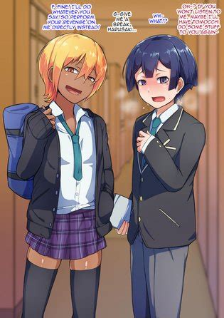 Otokonoko To Xx No Kasshoku Inbi Na Doukyuusei Vs Seijitsu Karin Na Seitokaichou Luscious