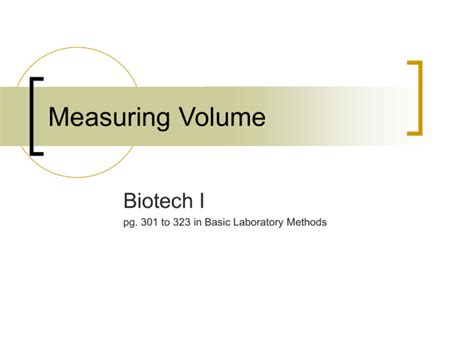 Powerpoint On Measuring Volume