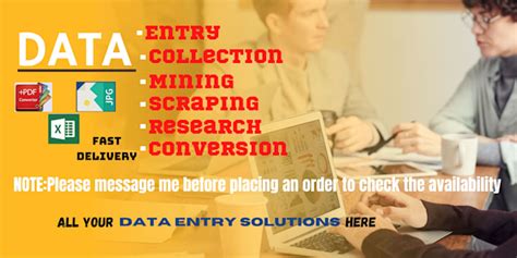 excel data entry virtual assistant typing mining by mahamudhassan17