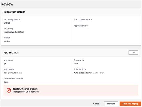 Repository Url Is Not Valid · Issue 3285 · Aws Amplifyamplify Hosting · Github