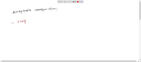 Solvedwhat Are The Conditions For An Acceptable Wave Function