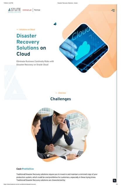 Disaster Recovery Solution Webpage Pdf