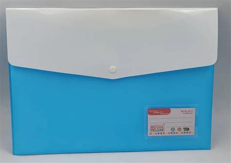Plastic My Clear Button Folder 2011 At ₹ 22 Piece Double Pocket My Clear Bag Manufacturer In