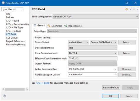 Ccstms320c6743 Code Generation Tools Installation On A Another