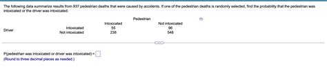 solved the following data summarize results from 937
