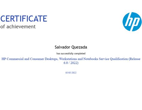 Hp Commercial And Consumer Desktops Workstations And Notebooks Service