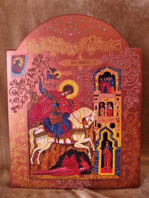Ікона св георгій — ціна 3900 грн у каталозі Ікони Купити товари для дому та побуту за доступною