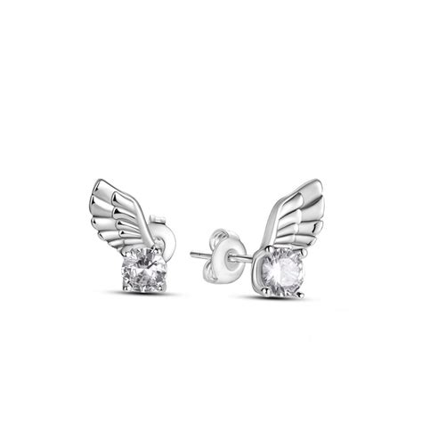 Сребърни обеци Small Wings Arwenbg