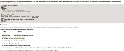 Solved Texts Main Program H File And Cpp File Cant Seem To Get Mine To Work Correctly In
