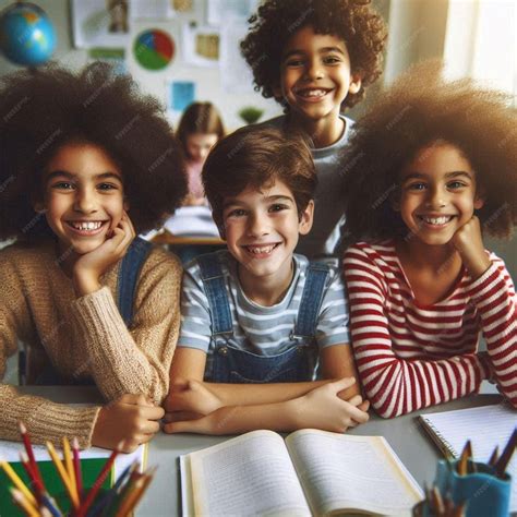 Classroom Break Time Premium Ai Generated Image