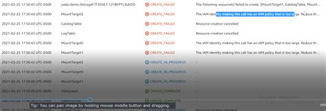Stack Creation Fails In Aws Control Tower Enrolled Account Datomic