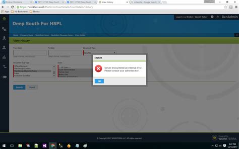 Wt 12765 Server Error On View History Of Plan Design Eligibility Rule