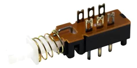 2 Push Switch 2 Inversores On On Pulsador Mercadolibre