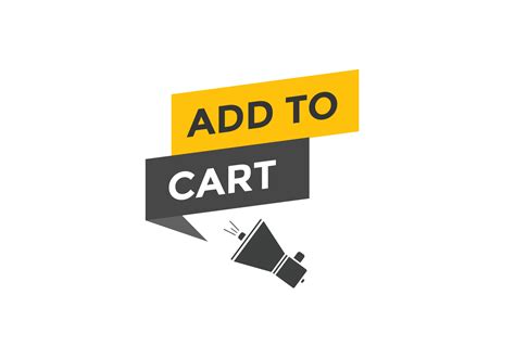 add to cart text web button add to cart speech bubble label colorful