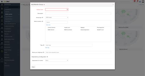 Apm Groups Online Help Site24x7