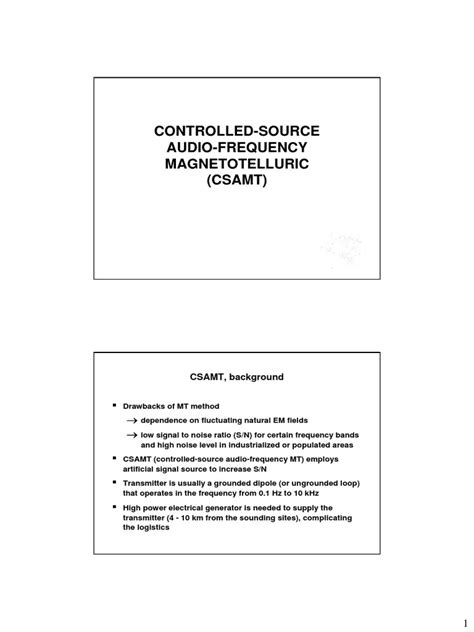 Controlled Source Audio Frequency Magnetotelluric Csamt Pdf